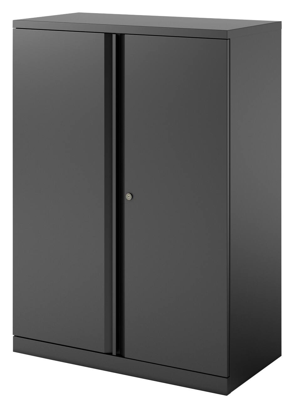 Bisley Double Door Locking Cupboard Lockable with 3 Shelves Metal ...