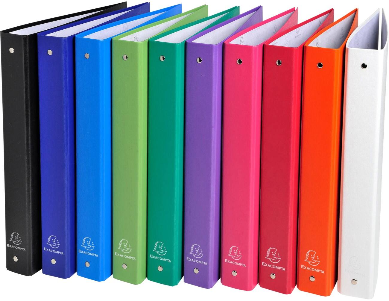 Exacompta Ring Binder 51330E Polypropylene A4 4 ring 30 mm Assorted ...