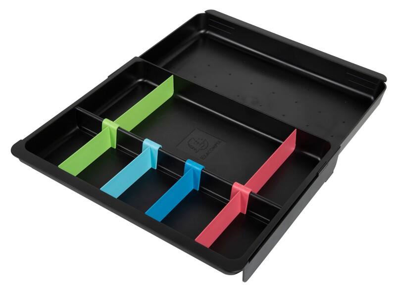 Exacompta Drawer Organiser Eco Plastic Assorted 24.6 x 29.8 x 3.6 cm ...