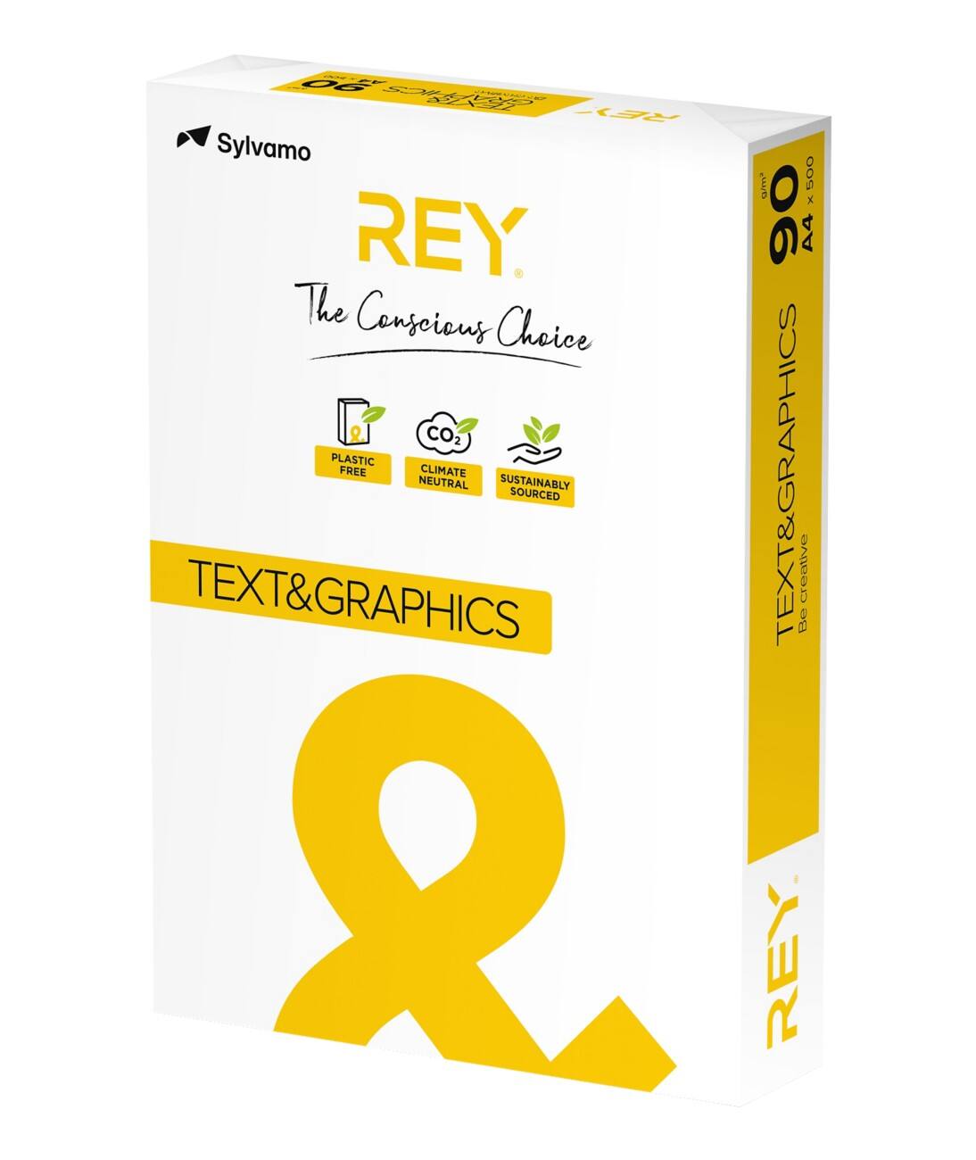 Rey A4 Printer Paper 90 gsm Smooth White 500 Sheets | Viking Direct UK