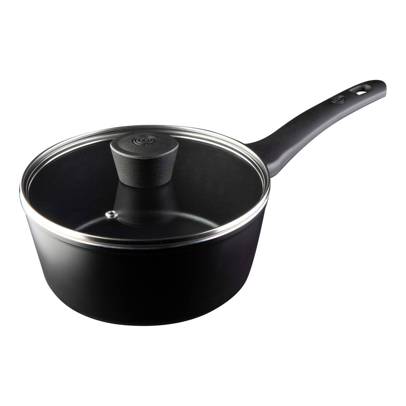 Saucepans Pots & Pans Cookware Black Nonstick Coating MasterChef Non ...