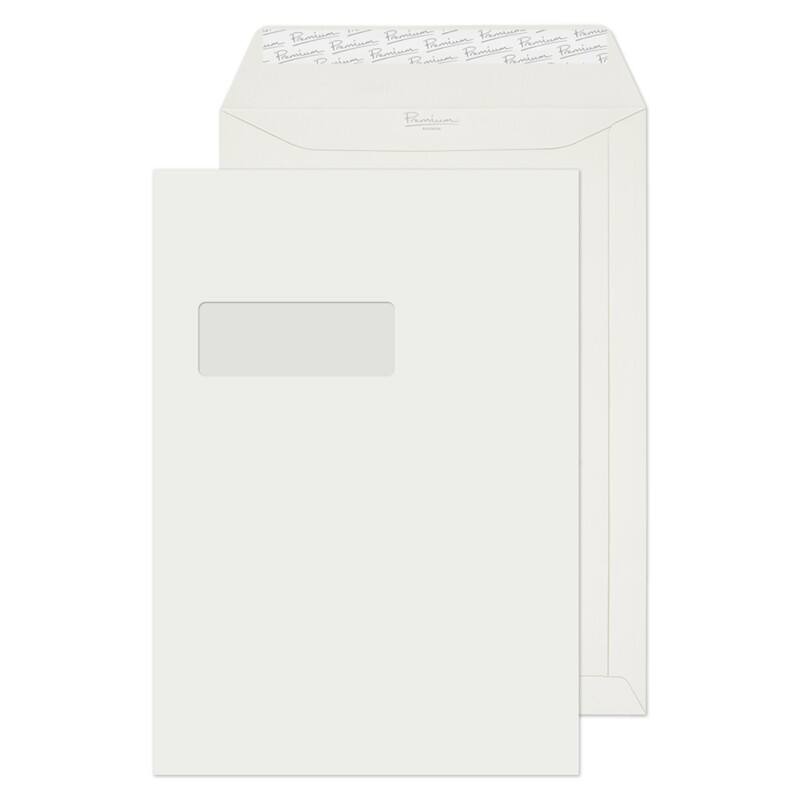 PREMIUM Business C4 Envelopes White 229 (W) x 324 (H) mm Window 120 g ...
