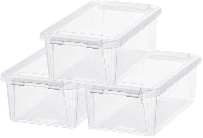 SmartStore Storage Box 3.5 L Transparent 19 x 30 x 11 cm Pack of 3 ...