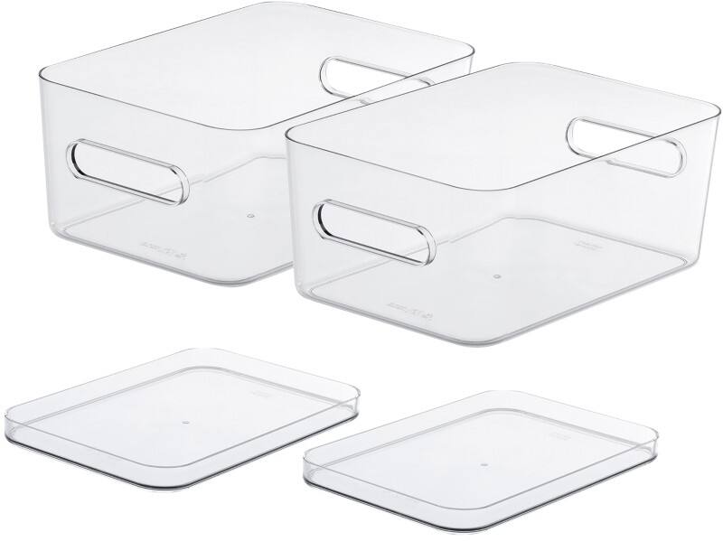 SmartStore Storage Boxes 32 L Plastic Transparent 19.5 (W) x 29.5 (D) x ...