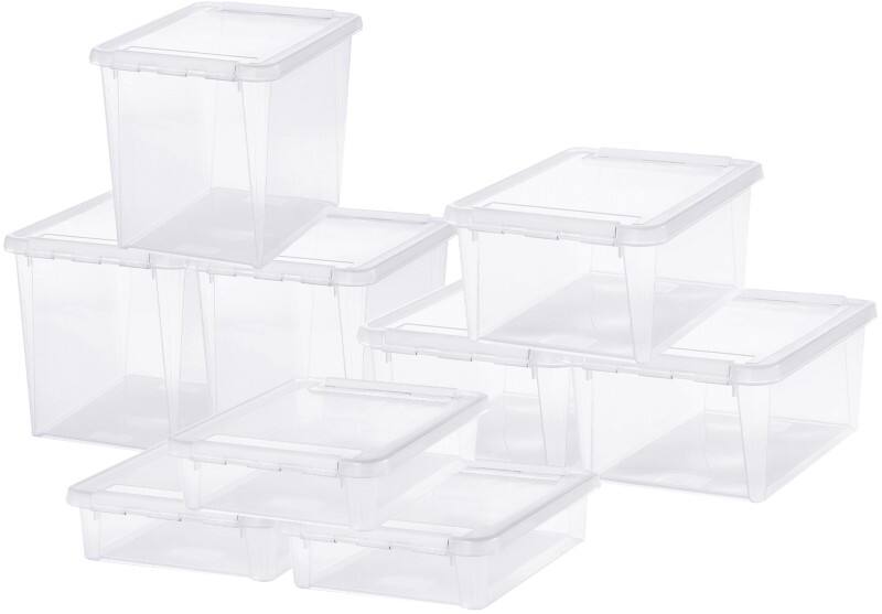 SmartStore Storage Boxes Plastic Transparent 30 (W) x 40 (D) x 84 (H ...