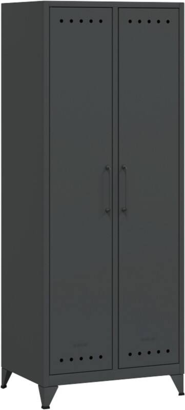 Bisley Fern Steel Locker 700 x 510 x 1,800 mm Anthracite Grey | Viking ...