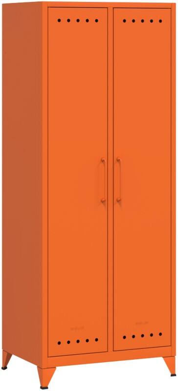 Bisley Fern Steel Locker 700 x 510 x 1,800 mm Orange | Viking Direct UK