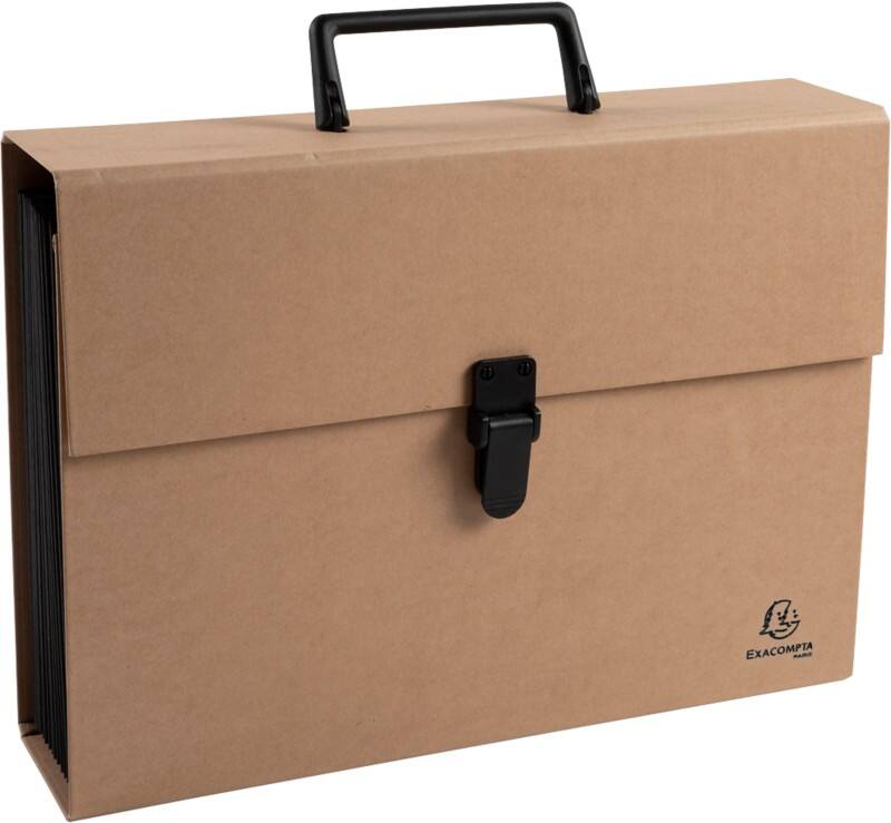 Exacompta Expanding File Eterneco Brown A4 Cardboard Blank | Viking ...