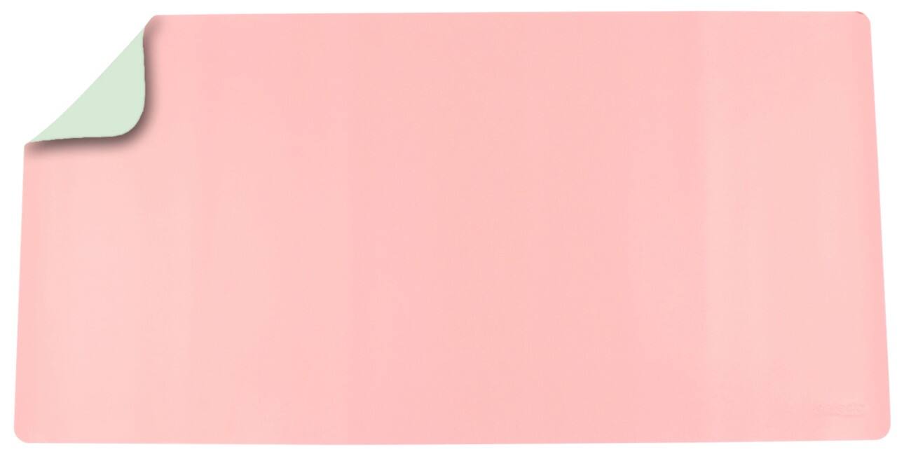 Deflecto Desk Mat Faux Leather, PVC (Polyvinyl Chloride) Green, Pink 80 ...