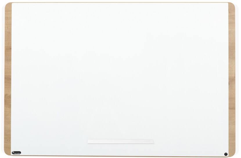 Rocada NATURAL Whiteboard Wall Mounted Magnetic Lacquered Steel Single ...