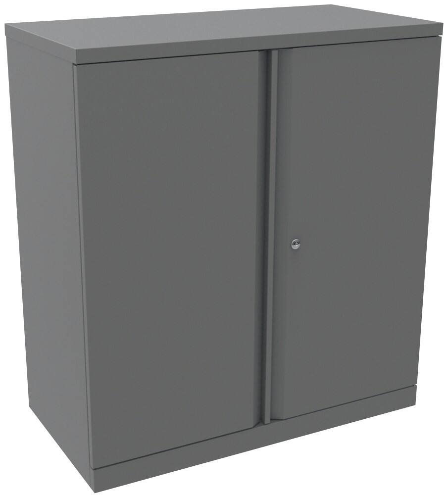 Bisley Double Door Locking Cupboard Lockable with 1 Shelf Metal ...