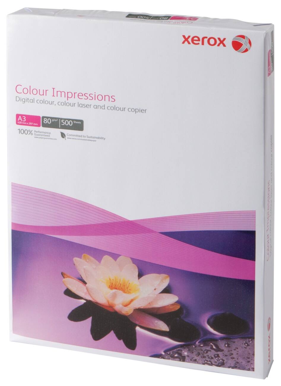 Xerox A3 Printer Paper 80 gsm Smooth White 500 Sheets | Viking Direct UK