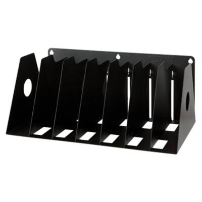 Rotadex Wall Rack A4 Holds up to seven ring binders Black 36.8 x 22.2 x ...