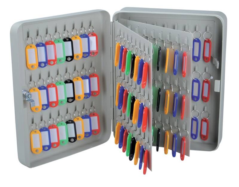 Office Depot Key Cabinet with Key Lock and 144 Hooks 240 x 90 x 300mm ...