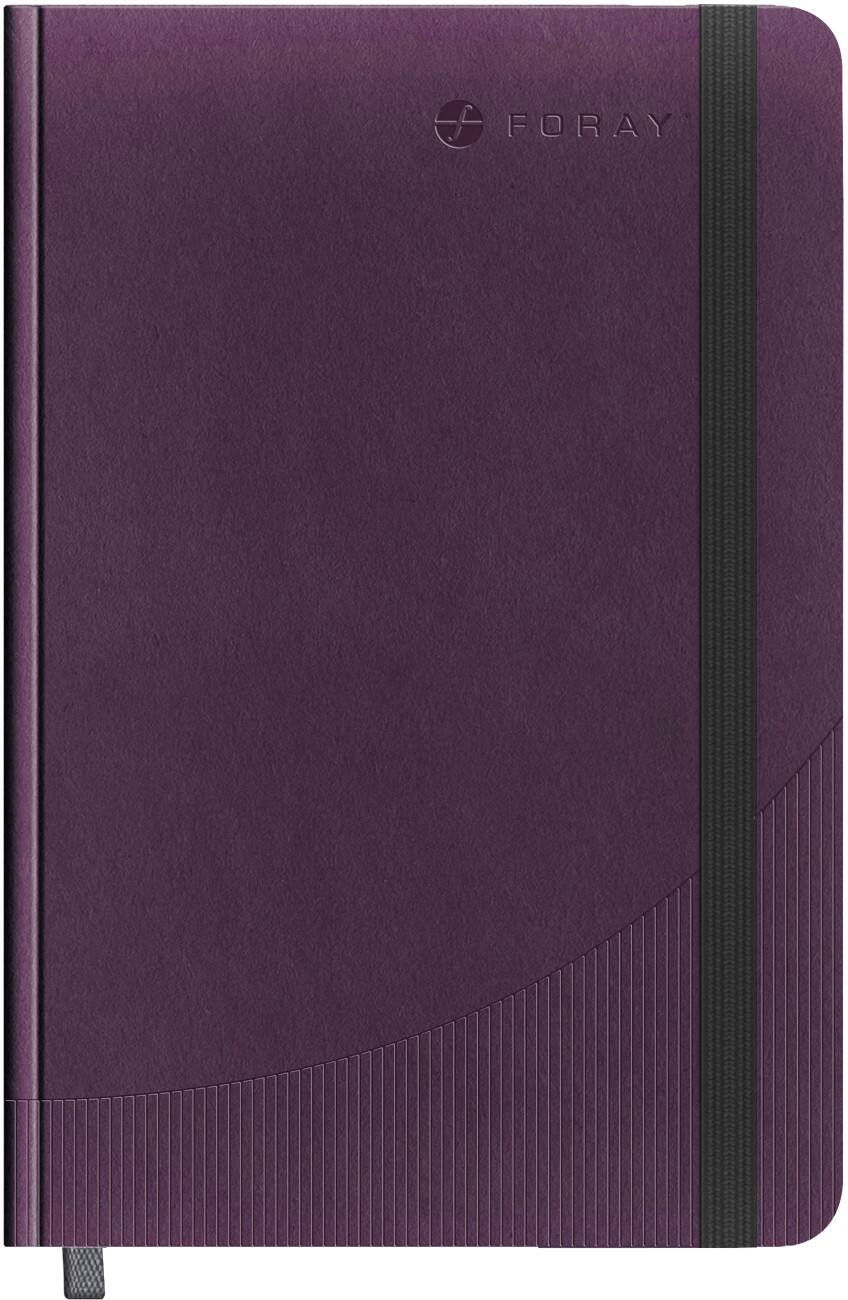 Foray Classic A4 Casebound Plum Hard Cover Notebook Squared 160 Pages ...