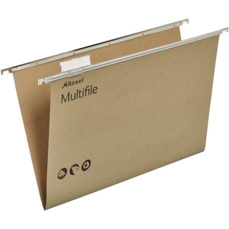 Rexel Multifile Suspension Files Foolscap Green - Box 50 | Viking Direct UK