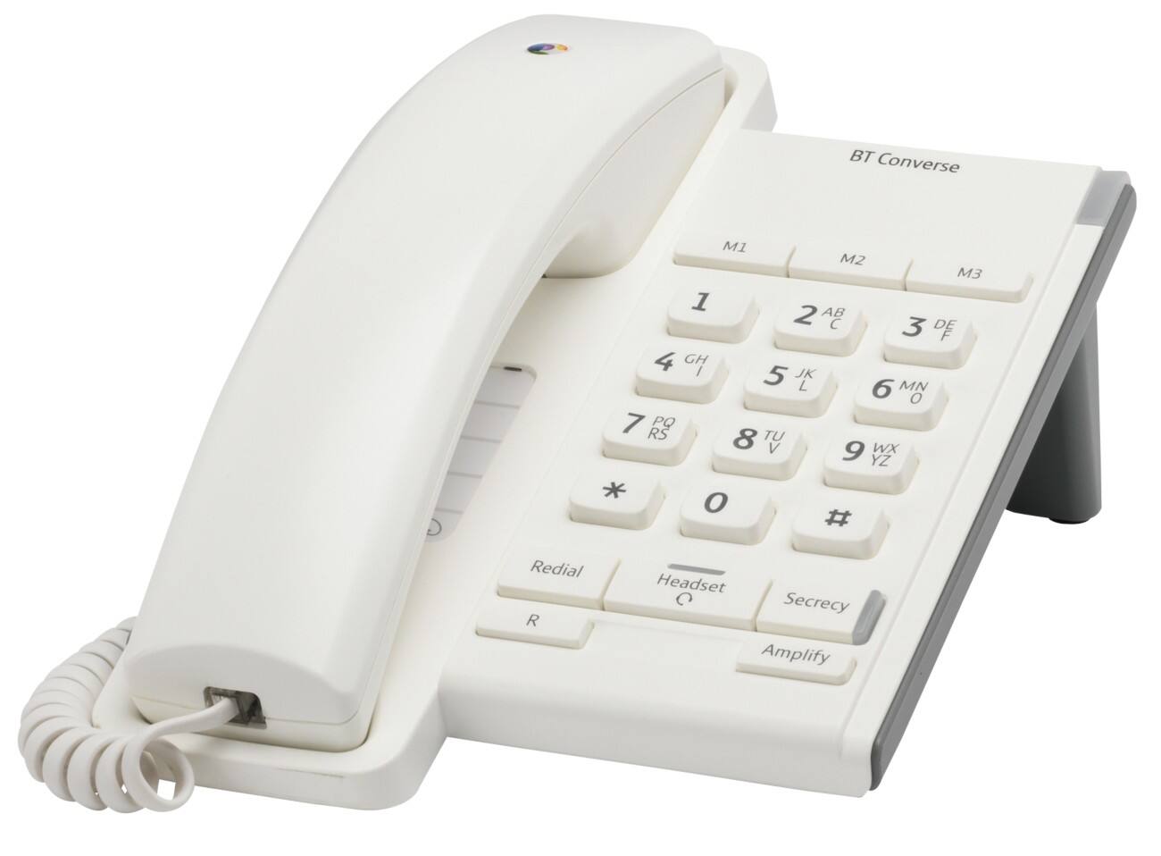 BT Converse 2100 Corded Telephone White | Viking Direct UK