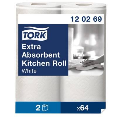 Tork Kitchen Roll 2 Ply 2 Rolls of 64 Sheets | Viking Direct UK