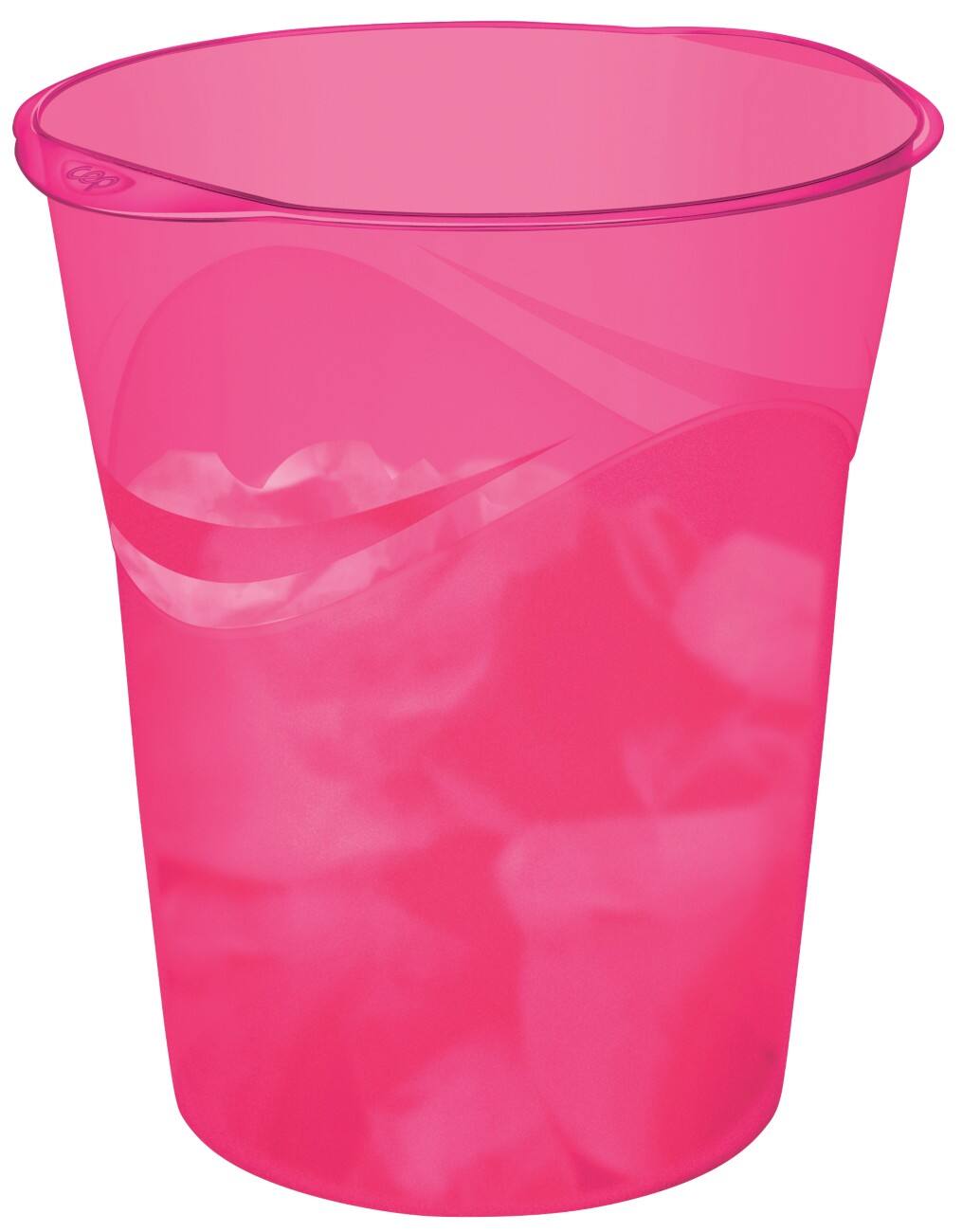 CEP Bin Happy PP 14L Pink 30.5 x 29 x 33.4 cm | Viking Direct UK