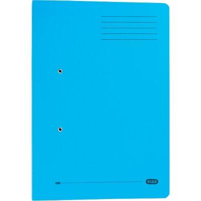 ELBA Spring Pocket File Foolscap Blue Manila Twin coils and a ...
