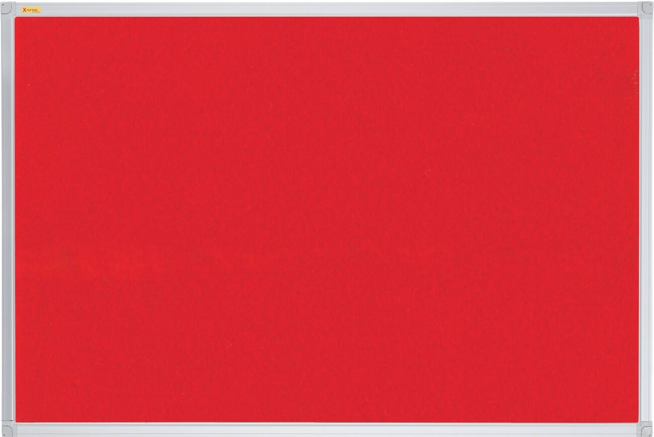 Franken Wall Mountable Notice Board Valueline 120 x 120 cm Red | Viking ...