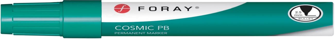 Foray Cosmic PB Permanent Marker Medium Bullet Green | Viking Direct UK